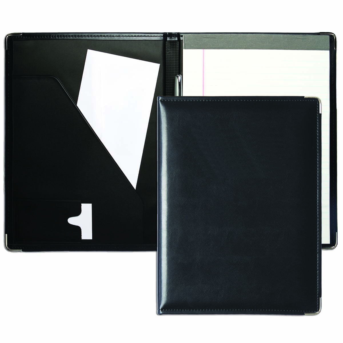 Faux Leather Vinyl Custom Pad Portfolio Folders USA Made Unionwear Faux Leather Vinyl Custom Pad Portfolio Folders USA Made Unionwear
